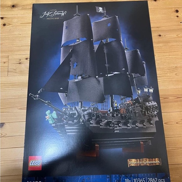 Lego | Toys | Lego Black Pirate Ship With Dark Sails | Poshmark
